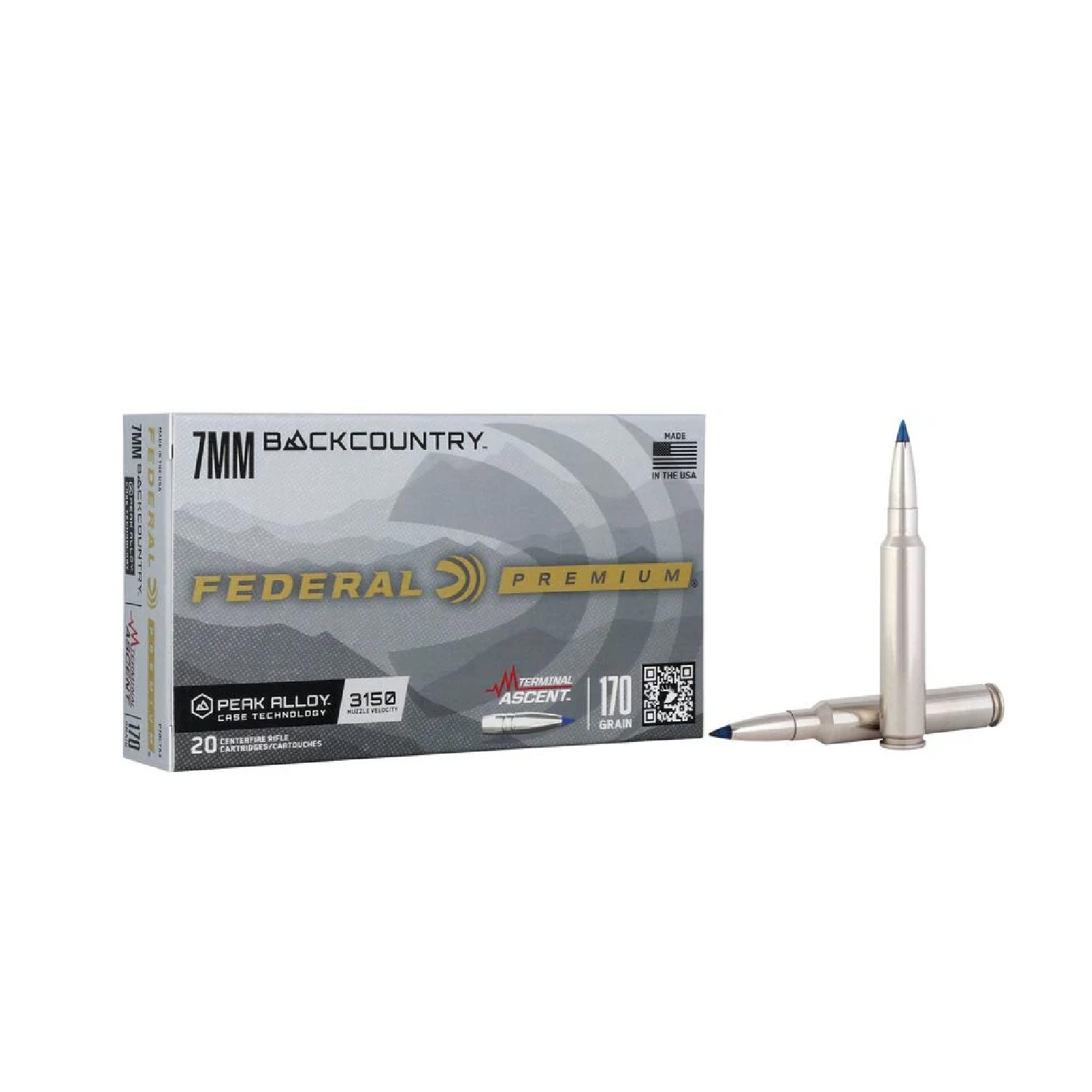 FEDERAL 7mm Backcountry 170gr Terminal Ascent – Hunt G4
