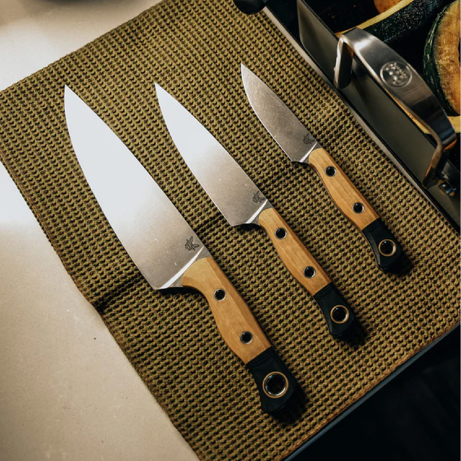 BENCHMADE 3 Piece Cutlery 4000-02 - Hunt G4