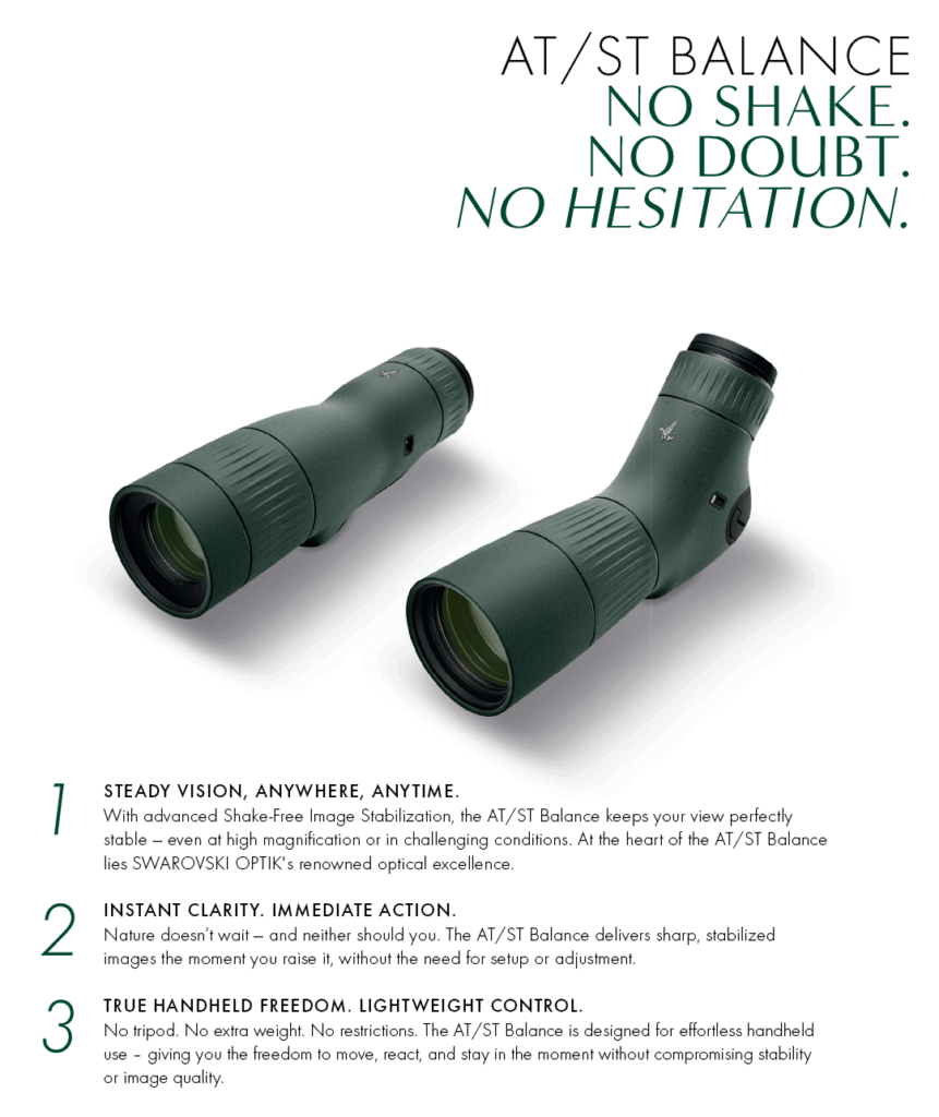 SWAROVSKI ST Balance 14-35x50 Image Stabilizing Spotting Scope - Hunt G4
